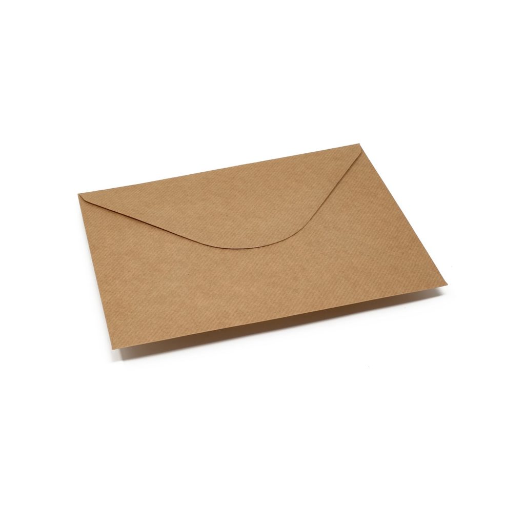 Vokai C5 – perdirbto popieriaus rantyti (Brown craft Ribbed)